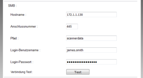 Scan to SMB - KYOCERA Online-Hilfe